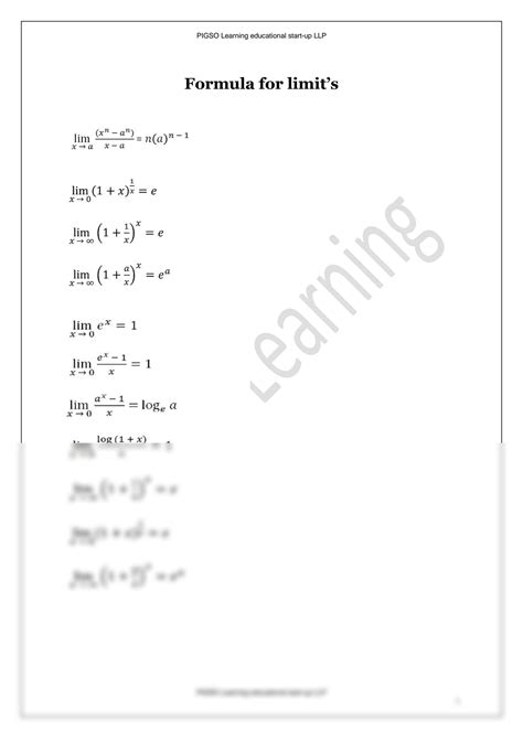 Solution Formulas Limit Converted Studypool Solution Formulas Limit Converted Studypool