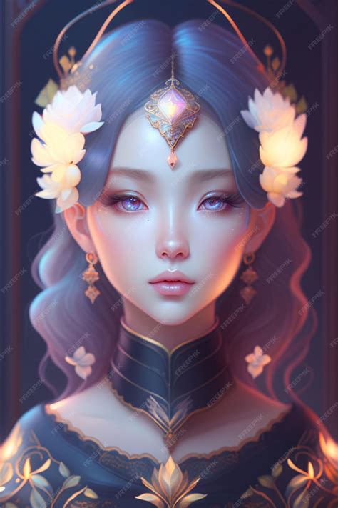 Premium Ai Image Cute Fantasy Girl