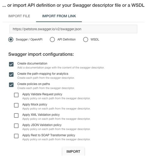 Openapi Spec Import Gravitee Documentation