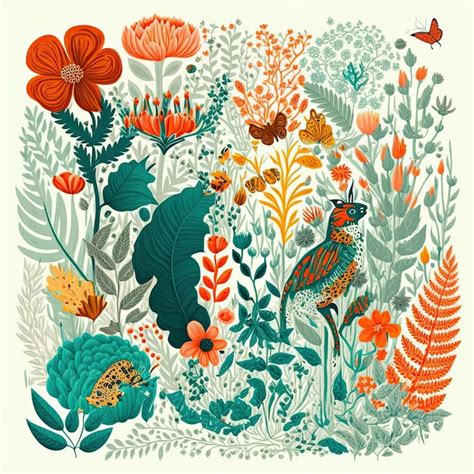9 000 Flora Fauna Illustration Pictures