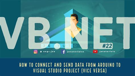 Vbnet Tutorial 22 How To Connect And Send Data From Arduino To