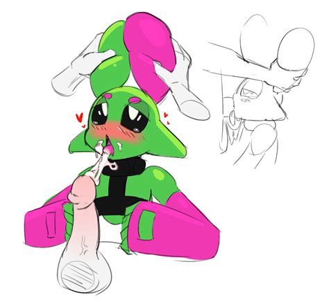 Rule 34 Alien Androgynous Antennae Black Sclera Blowjob Blush Cum Cum In Mouth Deepthroat