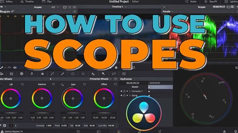 How To Use Scopes In Davinci Resolve Color Grading Tutorial In Hindi Soham Sawant Youtube