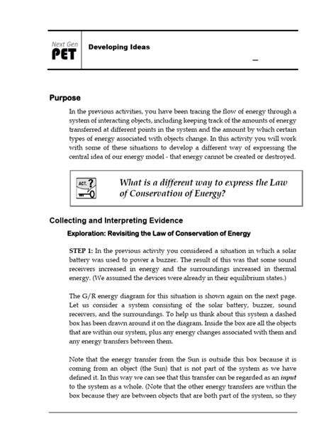 Energy Activity 7 Answers Pdf Heat Sun