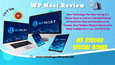 Wp Host Review Unlimited Wordpress Websites And Domains