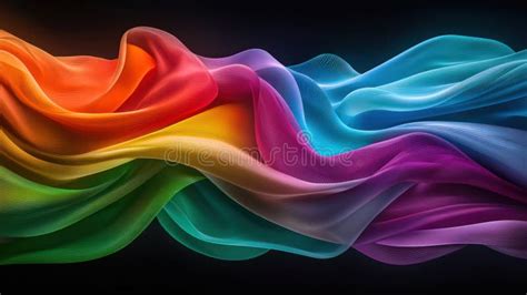 Vibrant Colors Flow In Swirling Pattern Creating Dynamic Visual Experience Stock Image Image