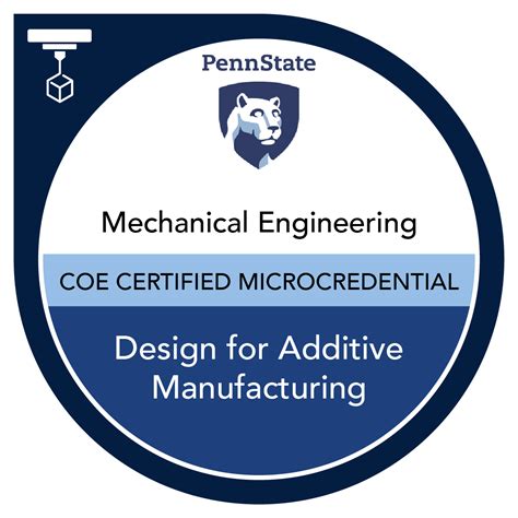 Design For Additive Manufacturing Credly