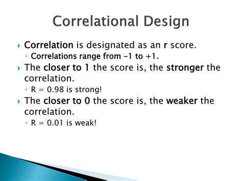 Correlational Design