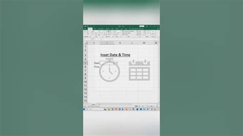 Insert Date And Time In Excel Cell Excel Keyboard Shortcut