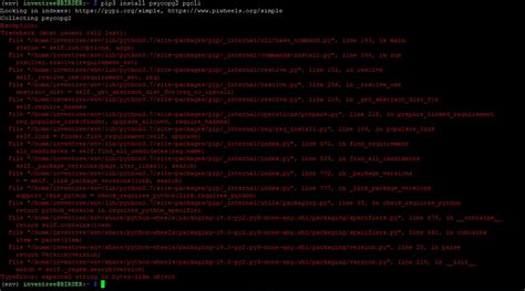 Pip3 Install Psycopg2 Pgcli On Rp4 Server · Issue 2528 · Inventree