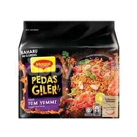 Maggi Pedas Giler Perasa Tom Yumz 5 Paket Readystok Shopee Malaysia