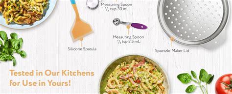 Spaetzle Maker Lid Set With Silicone Spatula And 2