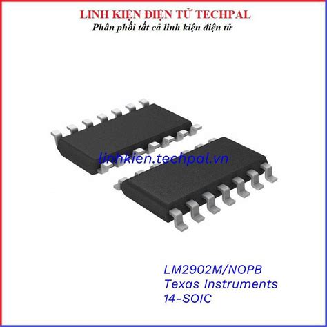 LM2902M NOPB Texas Instruments 14 SOIC Siêu thị linh kiện điện tử TECHPAL