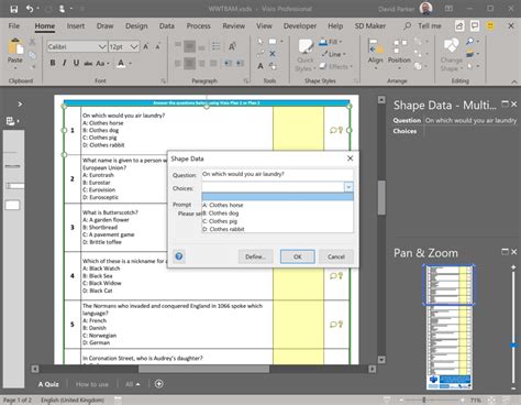 Using Some Visio Shape Data In Visio For The Web BVisual