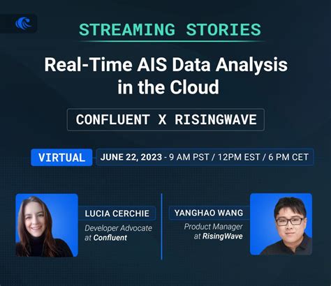 Jovana 🎈 On Linkedin Real Time Ais Data Analysis In The Cloud Confluent X Risingwave