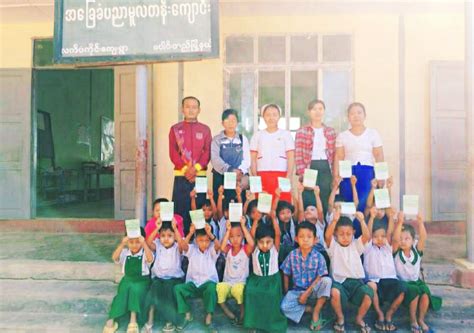 ပေါင်းတည်၌ကျောင်းအခြေပြု Kg ကျောင်းသား သူများအား ဆုံဆို့ မေးခိုင် ကာကွယ်ဆေးထိုးနှံခြင်း လှုပ