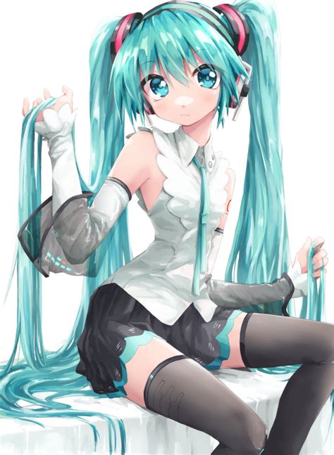 Hatsune Miku And Hatsune Miku Vocaloid And More Drawn By Yachima Tana Danbooru