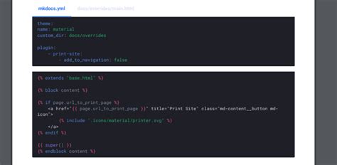 Support Tabbed Content On Print Issue Squidfunk Mkdocs Material GitHub