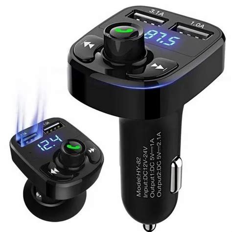 BluetoothTransmitter In Car Radio Adapter For Hands Free Calling Music Streaming Micro SD USB