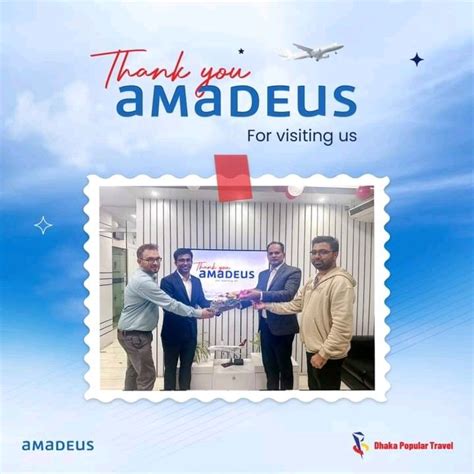 Sayed Ashif Hayet On Linkedin Thank You Amadeus For Visiting Us
