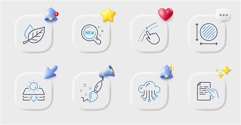 클라우드 스토리지 위로 스와이프하고 문서 라인 아이콘을 길게 누릅니다 웹앱의 경우 인쇄 벡터 3차원 형태에 대한 스톡 벡터 아트 및 기타 이미지 Istock