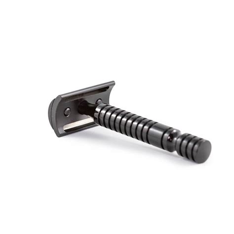Tradicionalni brivnik Razorock Baby Smooth Black Zaprt glavnik — Nebrito.si