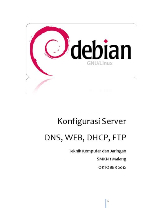 doc modul instalasi dan konfigurasi server on debian 6 05 linux