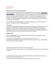 Sex Verification Worksheet 1 Name Elijah Buon Lab Section INSTRUCTIONS FOR ACCESSING THE