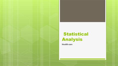 SOLUTION Statistical Analysis Ppt Edited Studypool