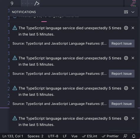 Unknown Problem With Vue Language Server Crash · Issue 2724 · Vuejs
