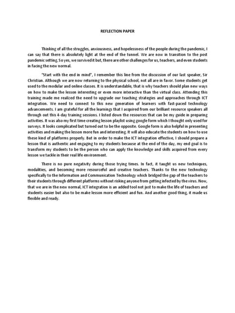 Post Pandemic Teaching Strategies And Ict Integration Pdf