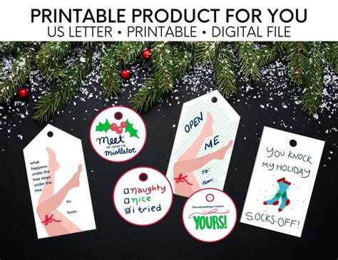 Adult Naughty Christmas Gift Tags Etsy