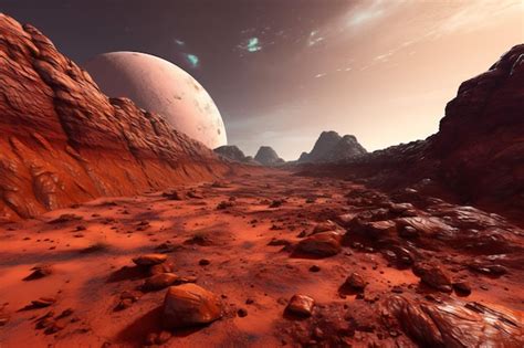 Premium Ai Image Mars Planet Generate Ai