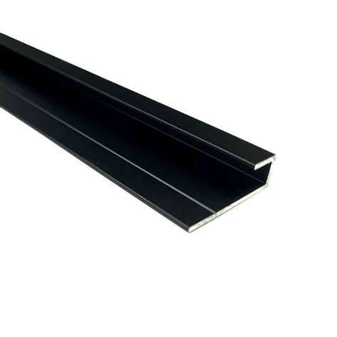 Wetwall Bathroom Panel End Cap 2440mm Matt Black