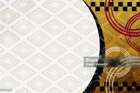 Nested Rhombus Background Stock Illustration Download Image Now Backgrounds Black Color