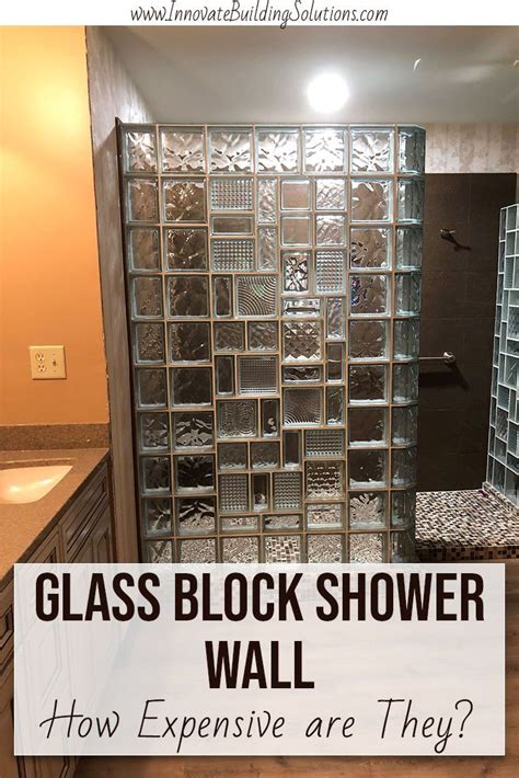 How Much Does A Prefabricated Glass Block Walk In Shower Wall Cost
