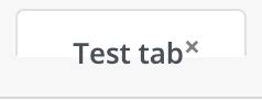 Css Aligning Close Icon In Bootstrap 4 Tab Stack Overflow