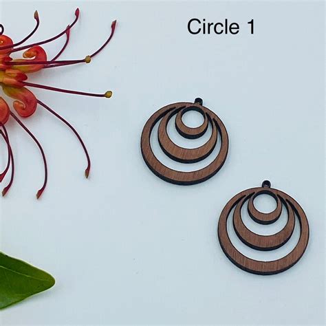 Mixed Bag Macrame Earring Blanks Wooden Macrame Earring Etsy