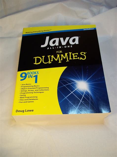 Java All In One For Dummies Lowe Doug 9780470371725 Books