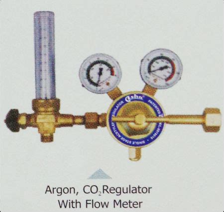 Silver Regulator With Flow Meter Argon Co2 At Best Price In Delhi