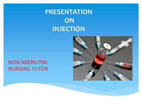PRESENTION ON INJECTION Anchal Yadav Pptx