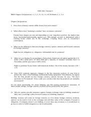 FINC3011 Tutorial 5 Questions FINC3011 Tutorial 5 B H Chapter 20 Questions 1 2 3 5 11 12 13 14