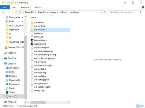 Wordpress Tutorial Xampp Installieren Ordnerstruktur Htdocs Chrizschwarz