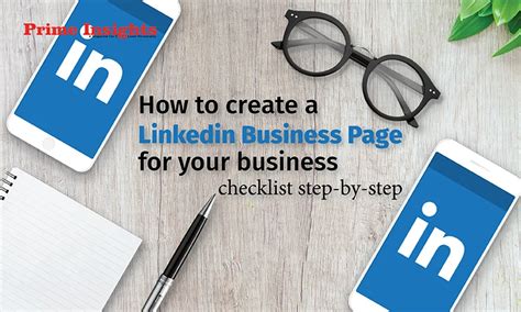 How To Create A LinkedIn Business Page For Your Business Checklist