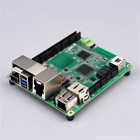 Compact Computer Board With Multiple Interfaces Stable Diffusion Online