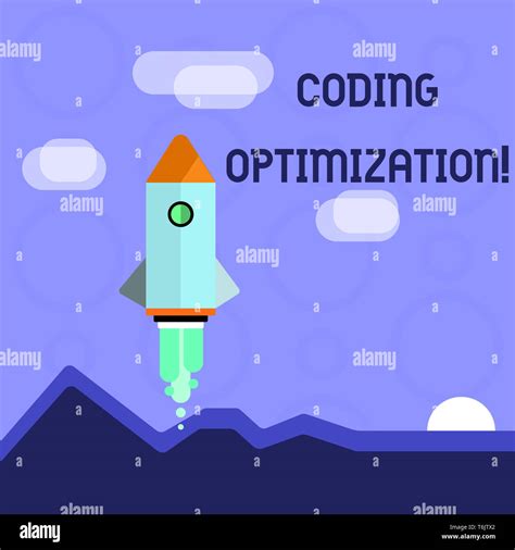 Conceptual Hand Writing Showing Coding Optimization Concept Meaning
