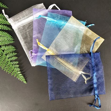 고품질 Dragees 가방 오간자 가방 7x9 9x12cm 멋진 보석 포장 파우치 웨딩 장식 선물 가방 7z 50 피스선물가방and포장용품 Aliexpress