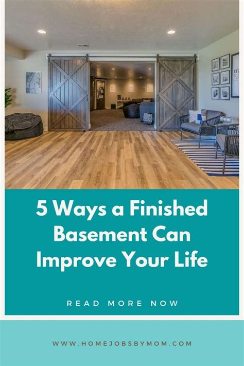 5 Ways A Finished Basement Can Improve Your Life Home Jobs By Mom
