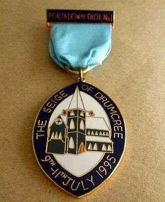 Orange Order Loyalist Siege Of Drumcree 9th 11th July 1995 Jewel Medal