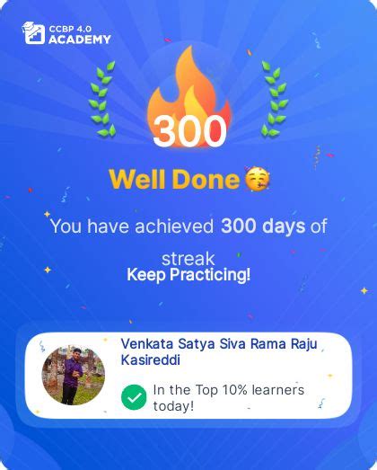 V S Sivarama Raju Kasireddi On Linkedin Consistency Growthmindset Perseverance